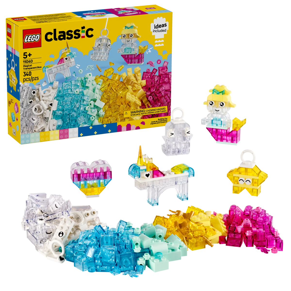 LEGO® 11040 Magical Transparent Box – Monkey Fish Toys