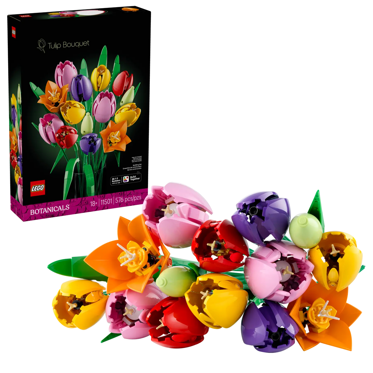 LEGO® Botanical Collection Tulip Bouquet 11501 – Monkey Fish Toys