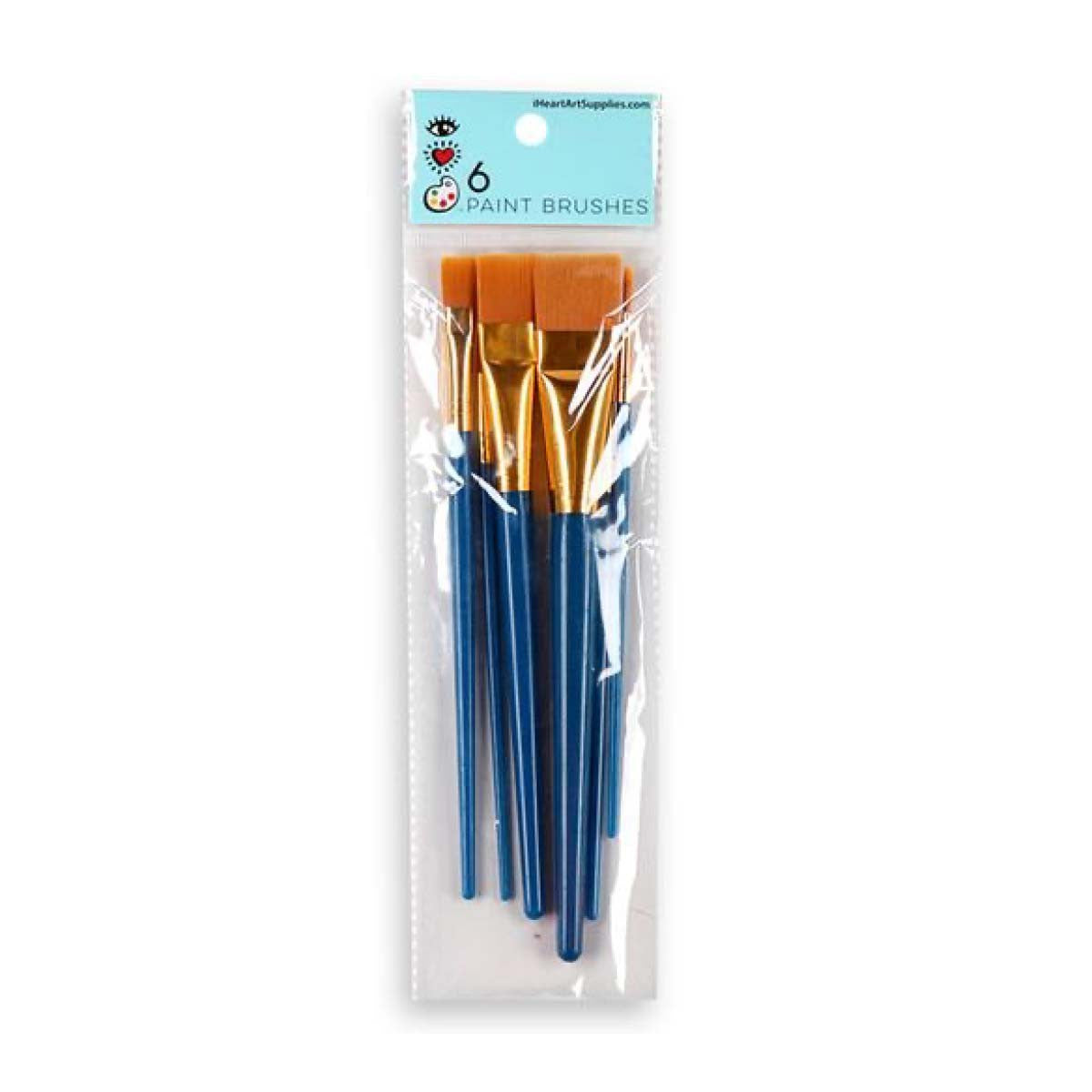 Paint Brushes - 6 Pack – Monkey Fish Toys