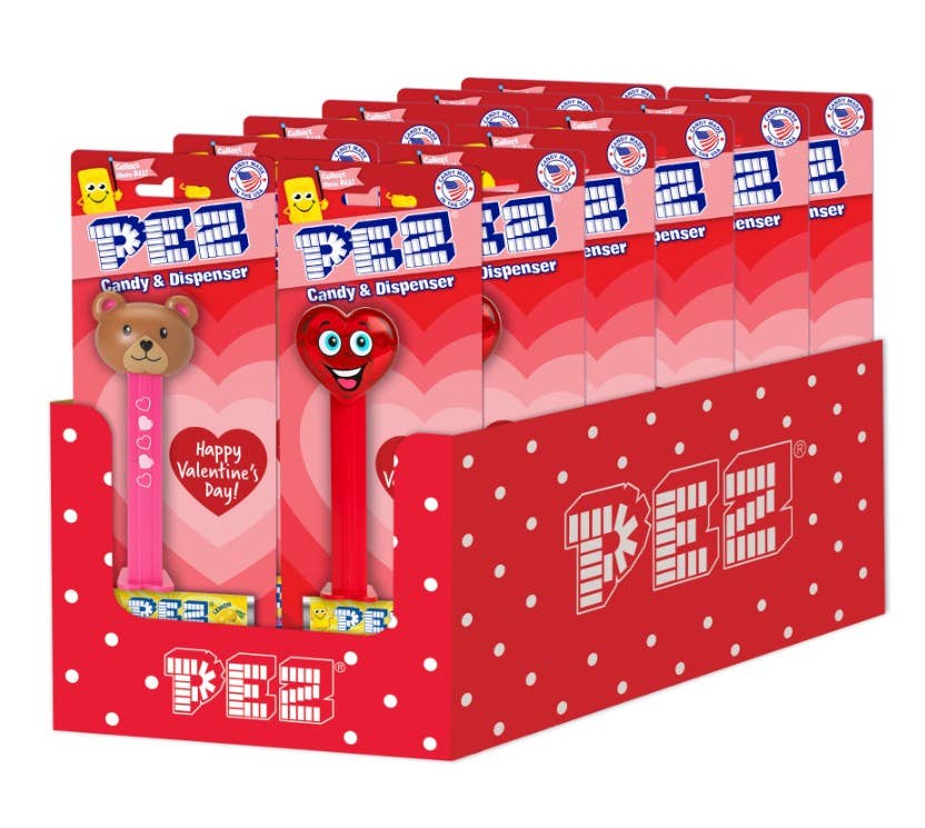 Pez Valentine's Assortment (Single PEZ Dispenser) – Monkey Fish Toys