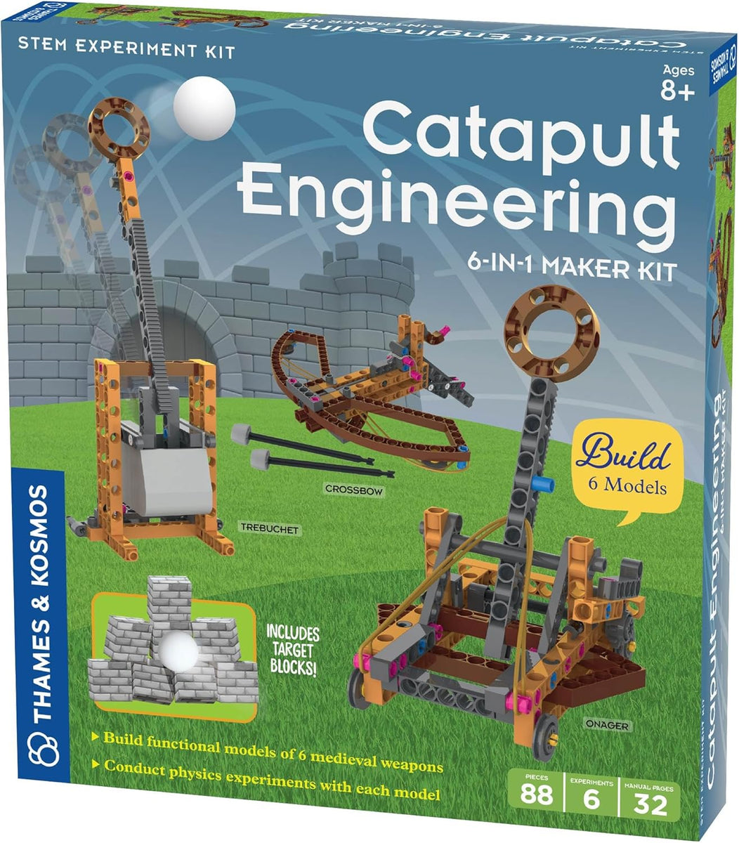 Catapult Engineering: 6-in-1 Maker Kit – Monkey Fish Toys
