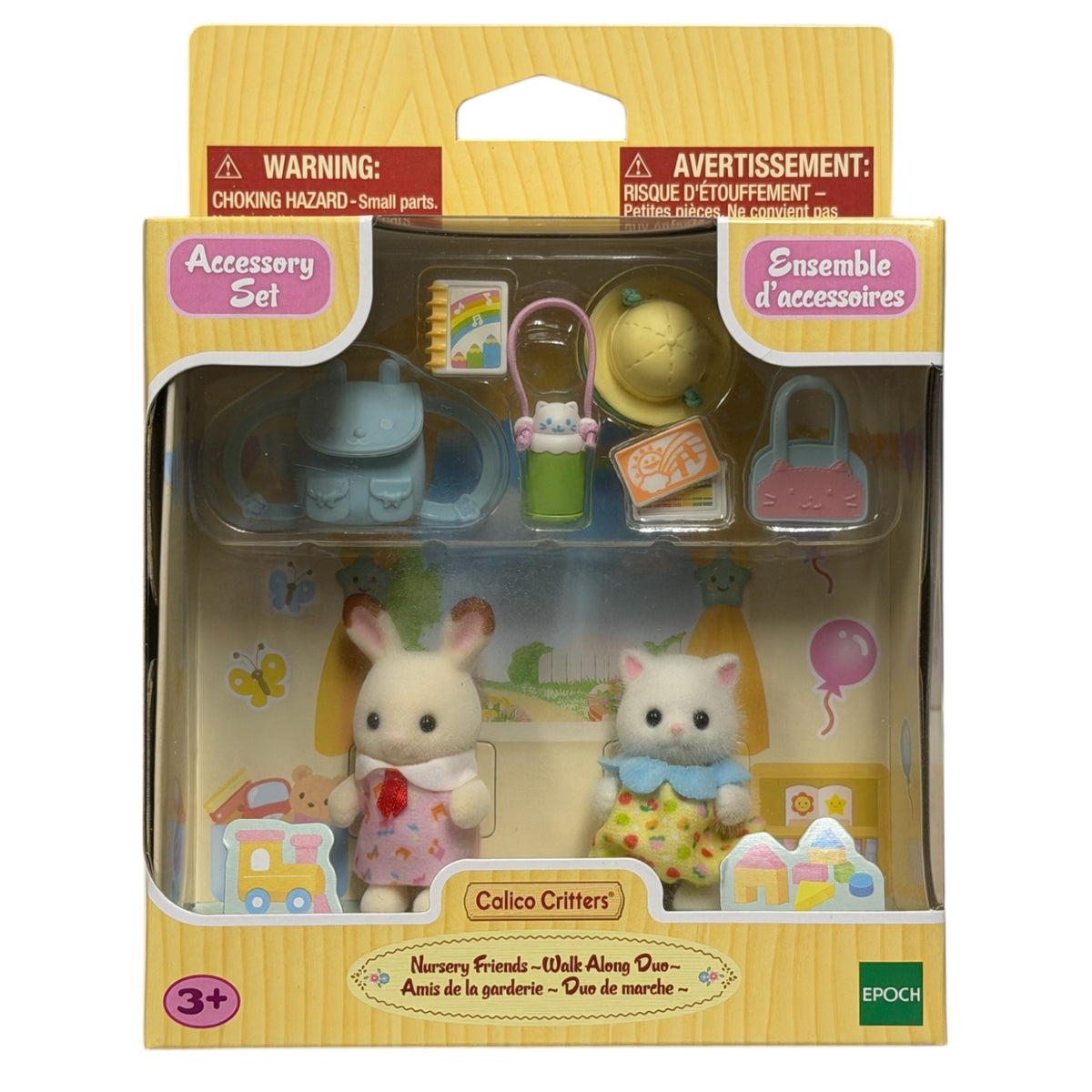 Calico Critters® Nursery Friends - Walk Along Duo – Monkey Fish Toys