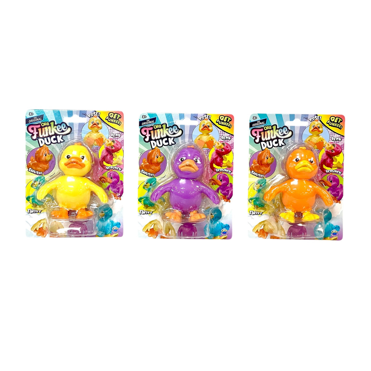 ORB Funkee Animalz Duck Mega (Single Duck) – Monkey Fish Toys