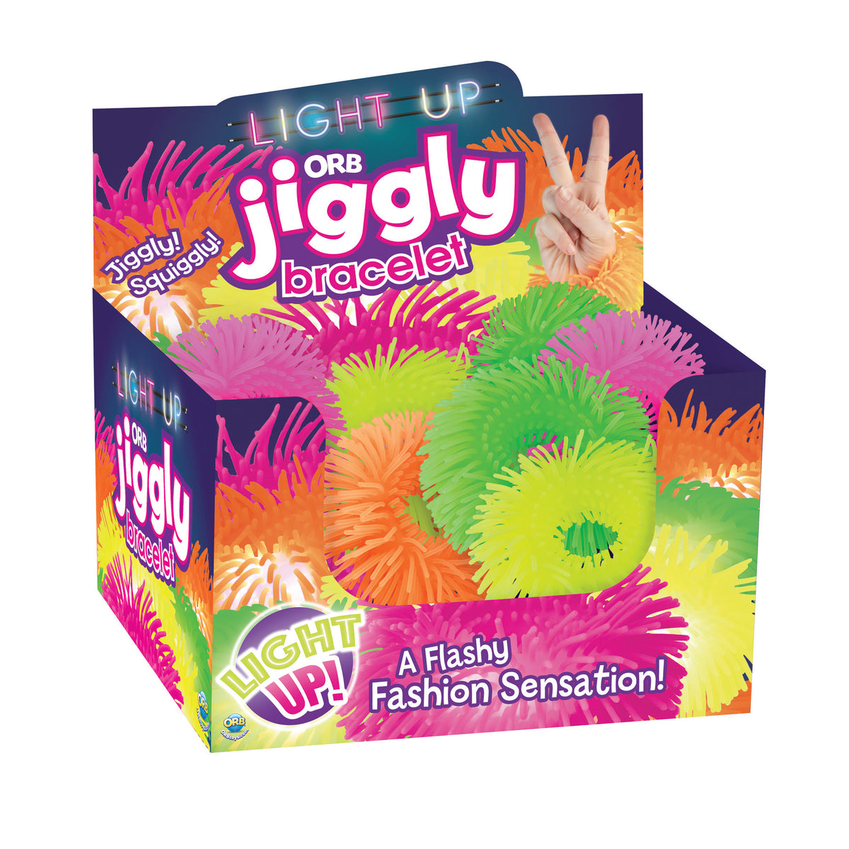 ORB Curiosities Jiggly Bracelet Light Up! (Single ORB) – Monkey Fish Toys