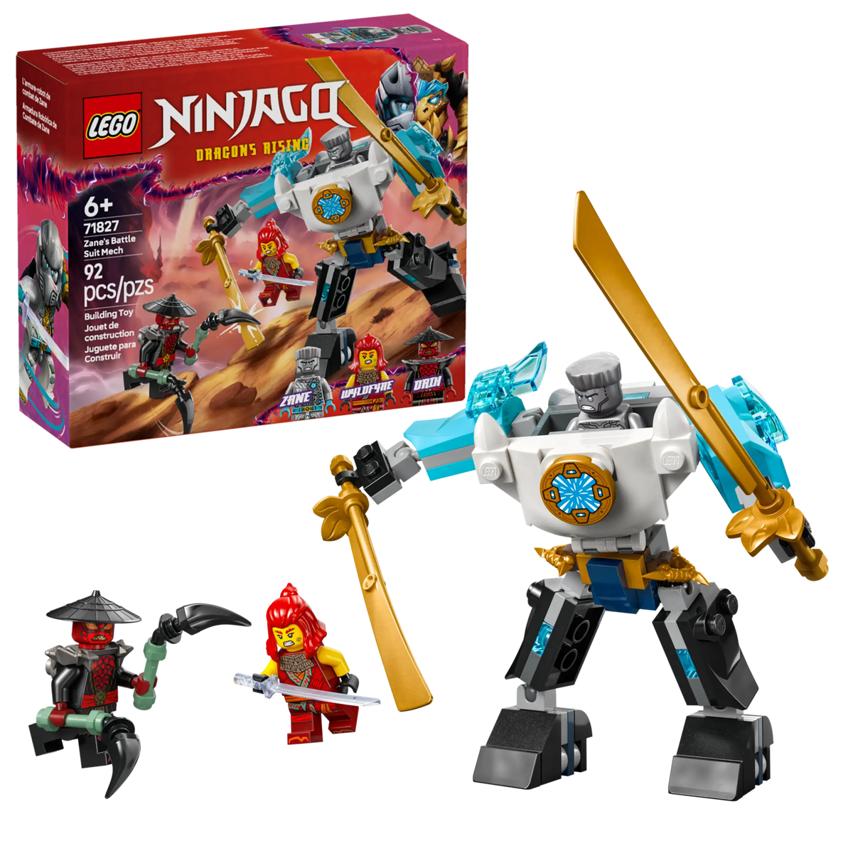 LEGO® 71827 Zane's Battle Suit Mech – Monkey Fish Toys