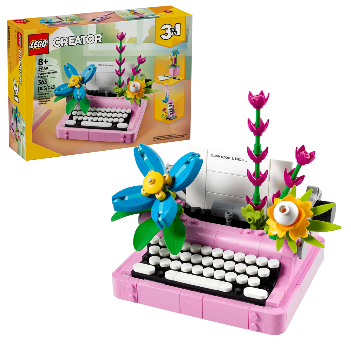 LEGO® Creator 3in1 Typewriter with Flowers 31169 – Monkey Fish Toys