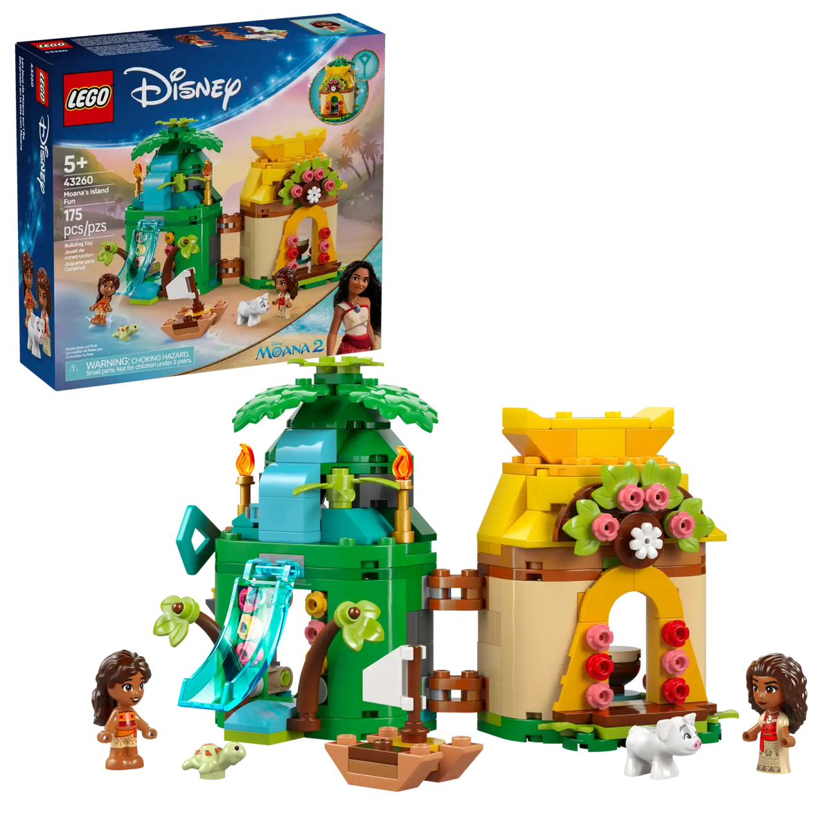 LEGO® Disney Moana's Island of Fun 43260 – Monkey Fish Toys