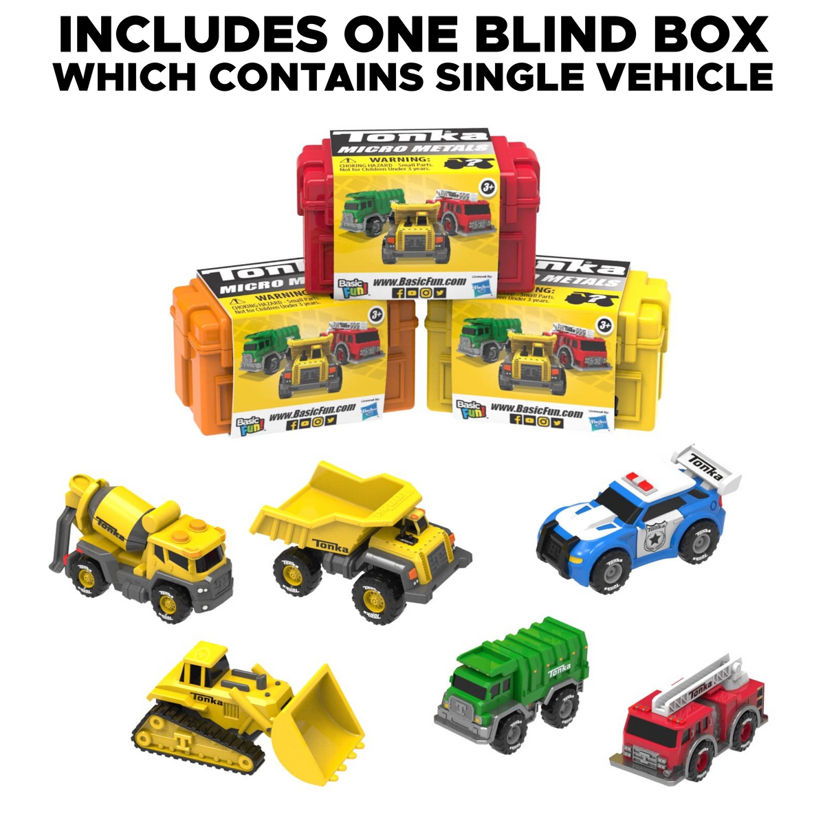 Tonka Micro Metals (Single vehicle) – Monkey Fish Toys