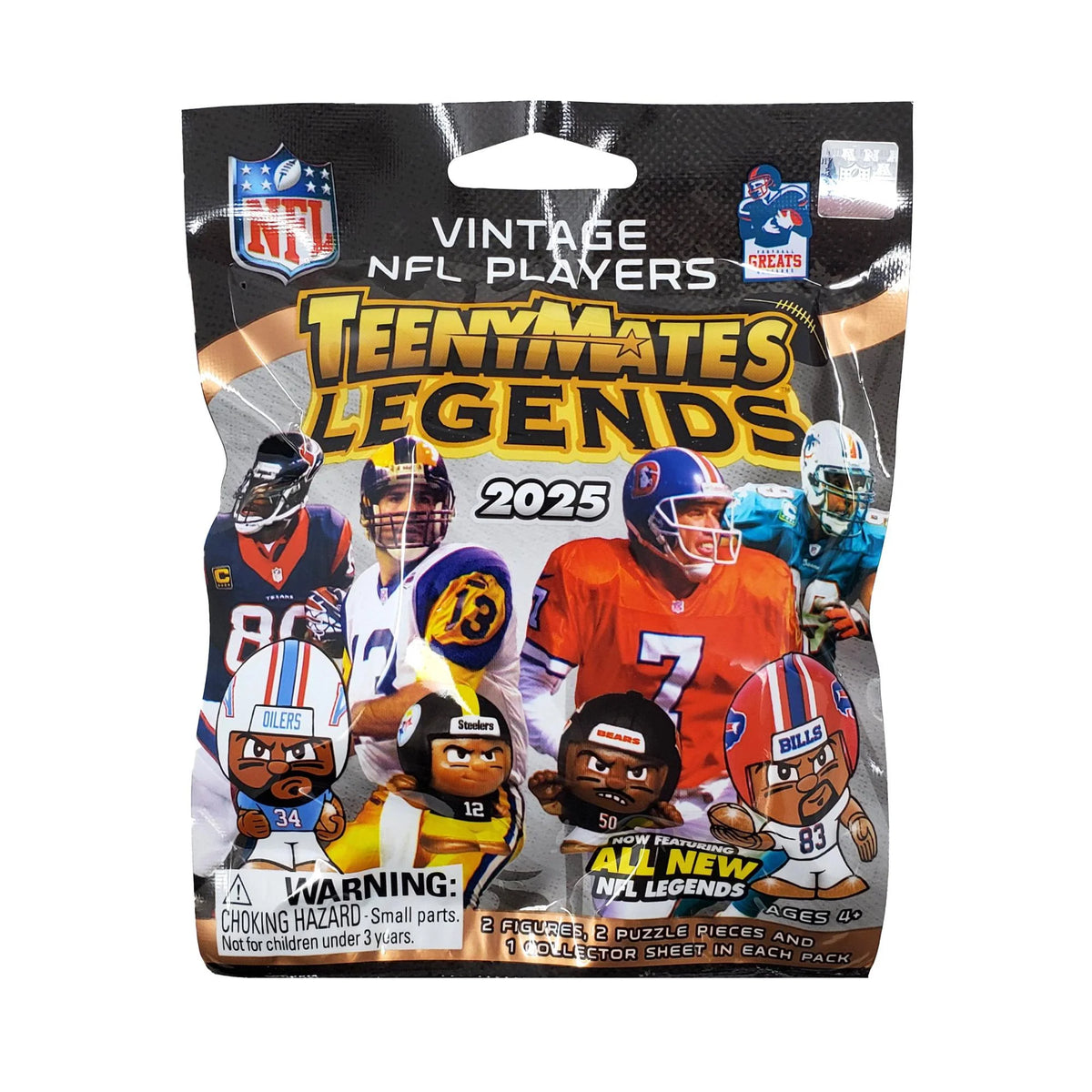 NFL Legends TeenyMates Collectible Figures 2025 (Single Figure ...