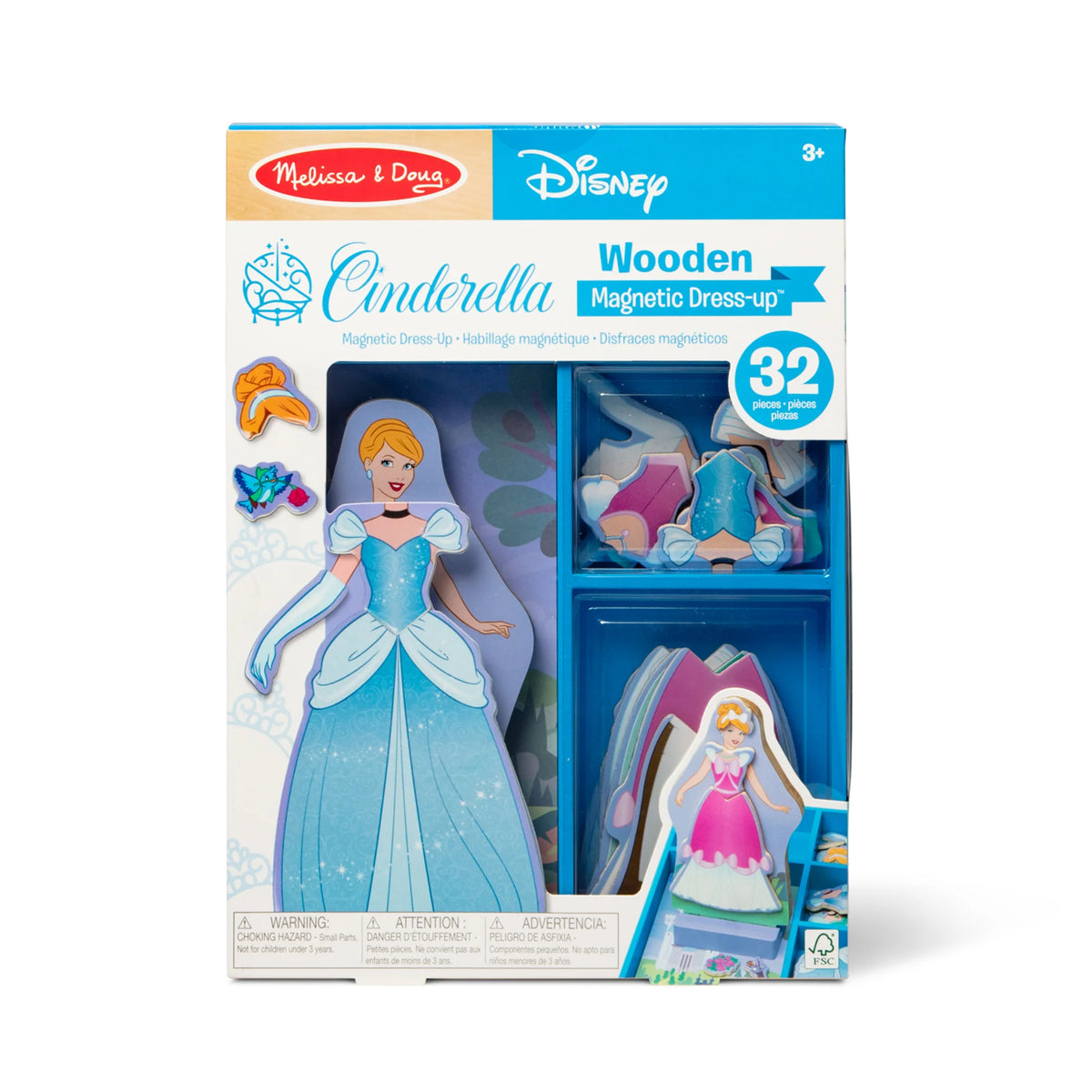 Melissa & Doug 51312 Disney Magnetic Dress Up Cinderella – Monkey Fish Toys