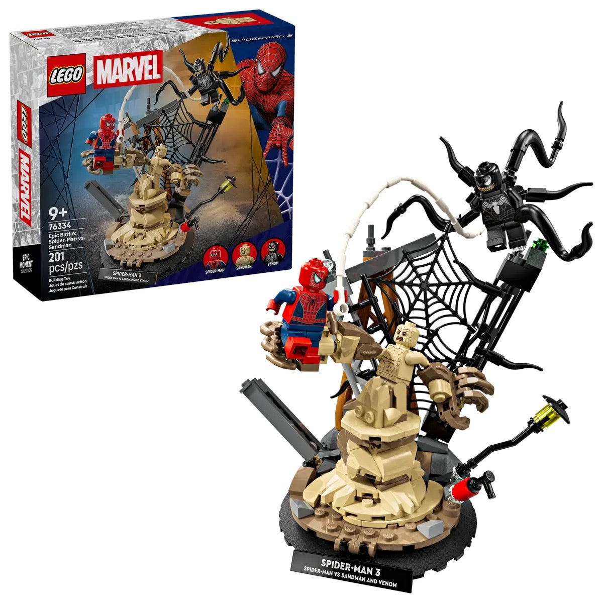 LEGO® Marvel Epic Battle: Spider-Man vs. Sandman 76334 – Monkey Fish Toys
