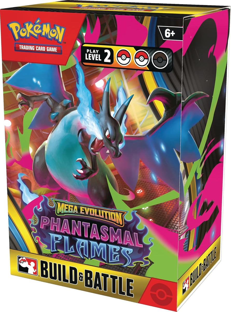 Pokemon Mega Evolutions Phantasmal Flames Build and Battle Box – Monkey ...
