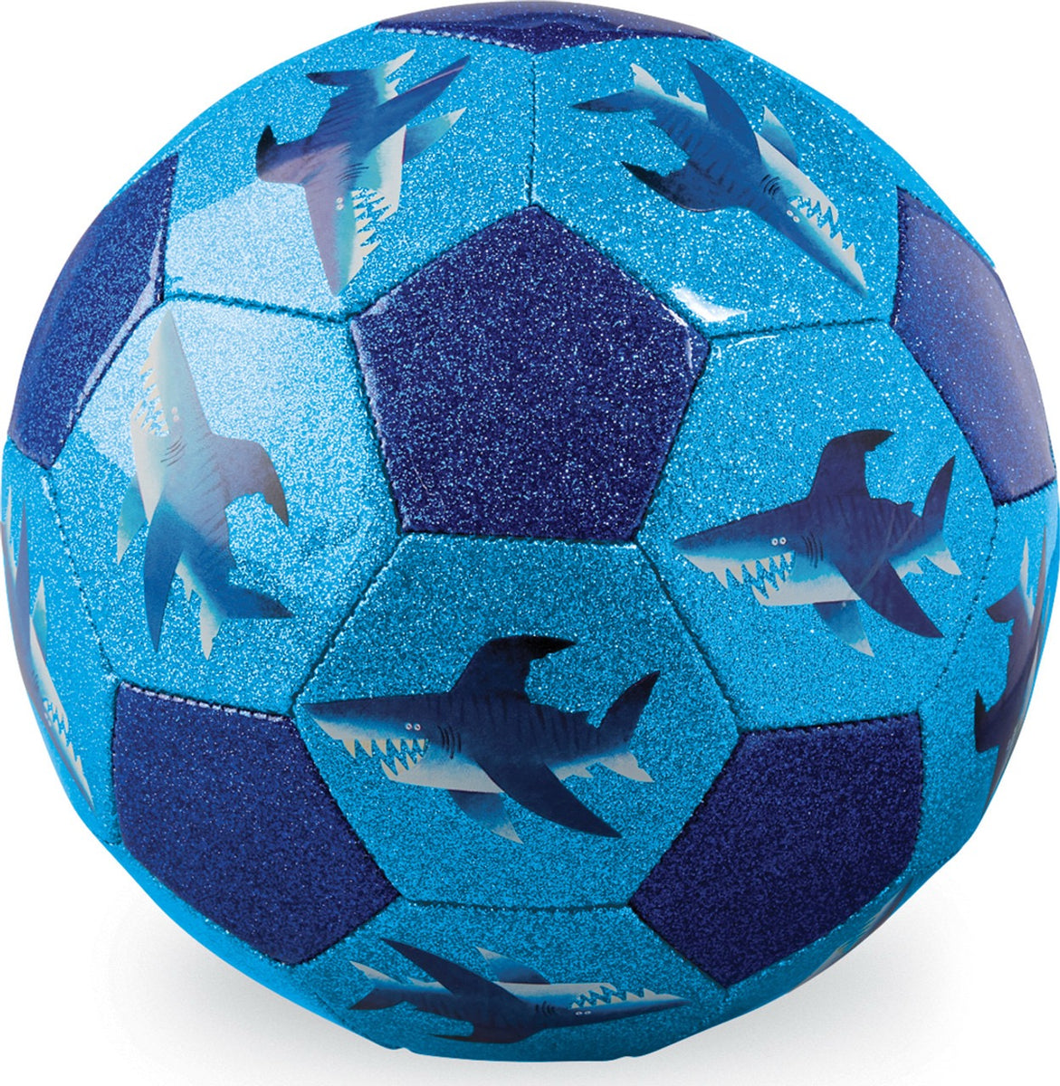 Size 3 Glitter Soccer Ball - Shark City – Monkey Fish Toys