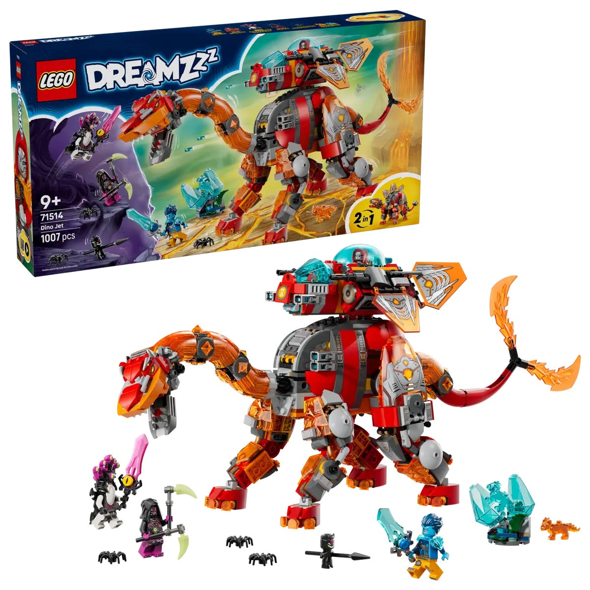 LEGO® DREAMZzz™ Dino Jet 71514 – Monkey Fish Toys