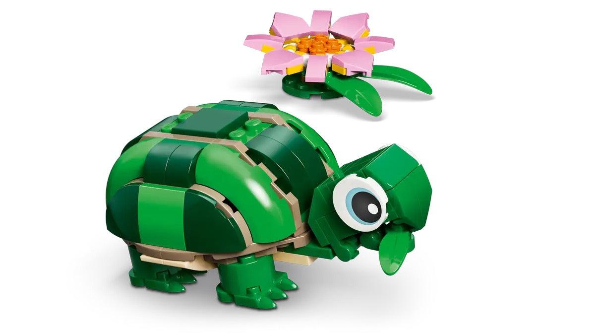 LEGO® Creator 3in1 Turtle with a Water Lily Flower 31377 – Monkey Fish Toys