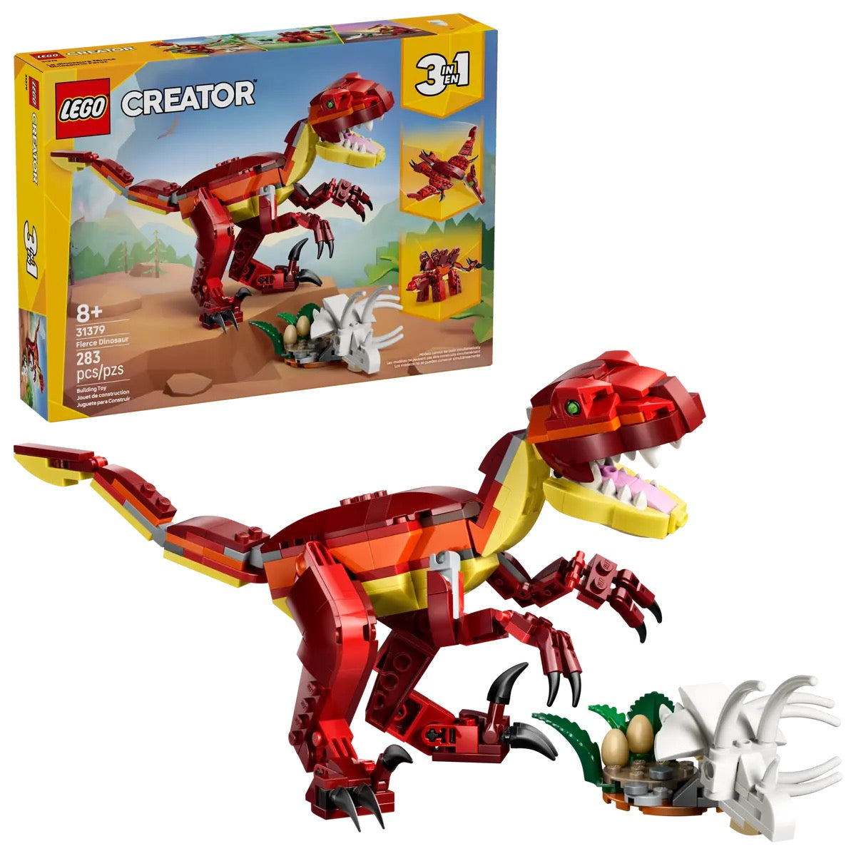 LEGO® Creator 3in1 Fierce Dinosaur 31379 – Monkey Fish Toys