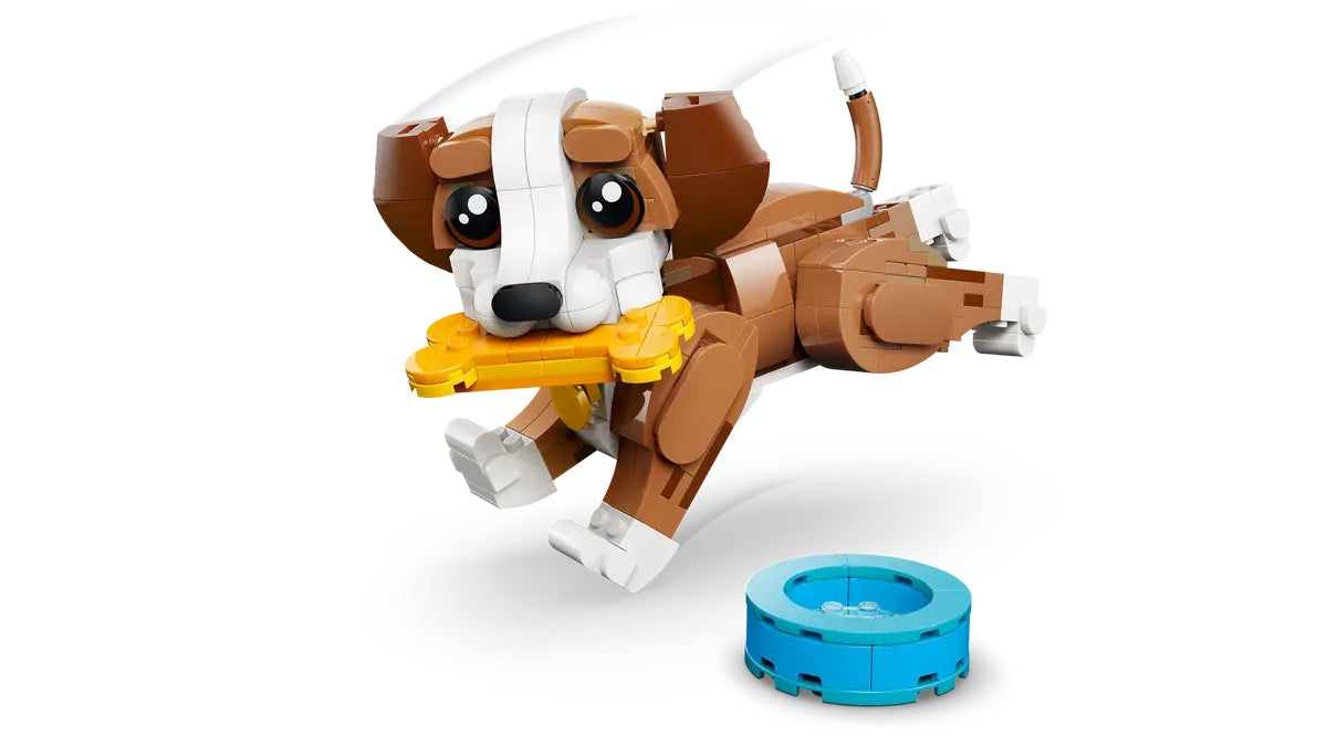 LEGO® Creator 3in1 Cute Animals: Playful Puppy Dog 31382 – Monkey Fish Toys