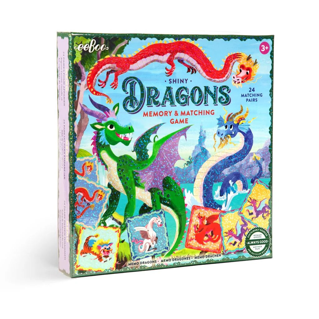 Dragons Shiny Matching Game – Monkey Fish Toys