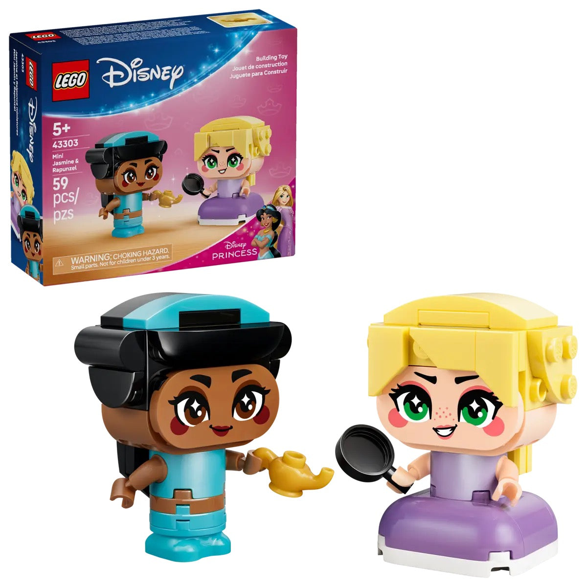LEGO® Disney Mini Jasmine & Rapunzel 43303 – Monkey Fish Toys