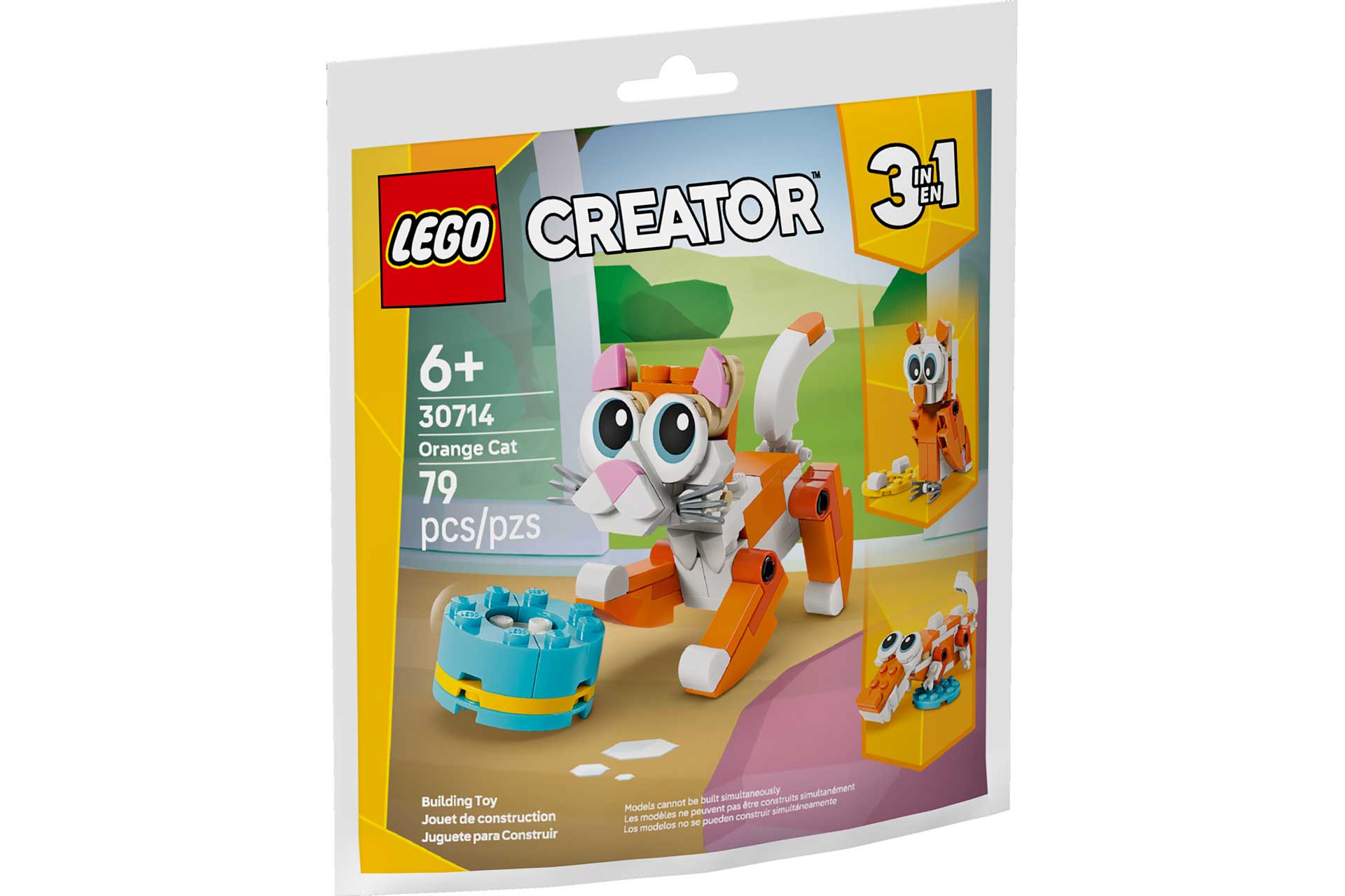 LEGO® Creator 3in1 Orange Cat 30714 – Monkey Fish Toys