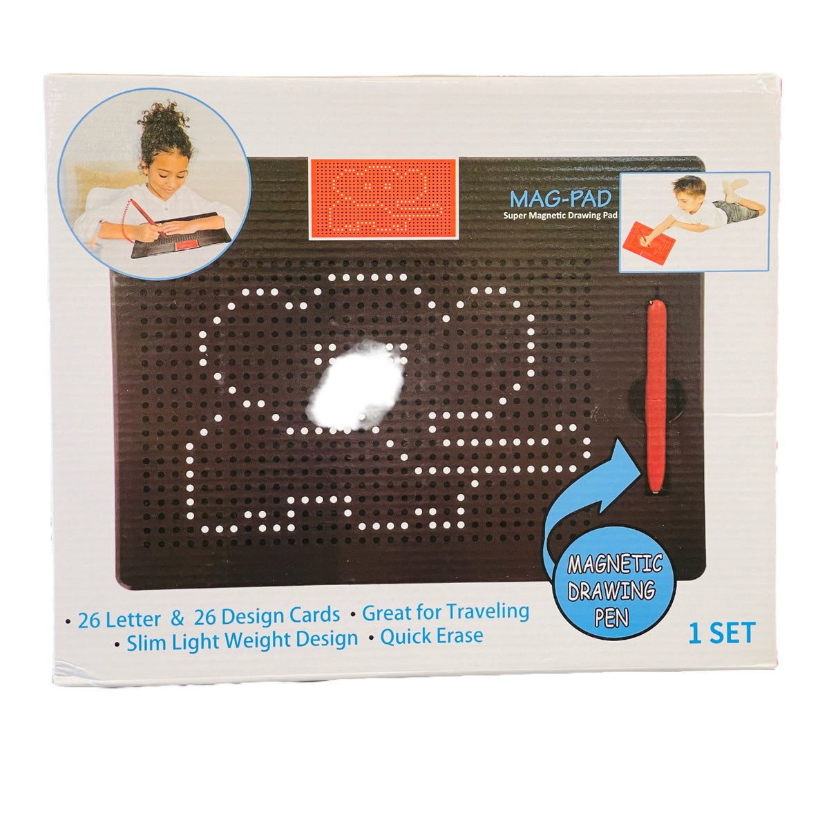 Mag-Pad Super Magnetic Drawing Pad - Black – Monkey Fish Toys