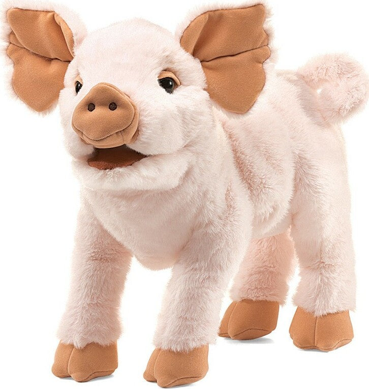 Folkmanis Piglet Puppet – Monkey Fish Toys